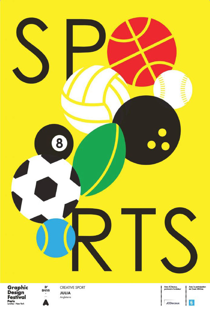 Sport Posters For Graphic Design Festival Paris