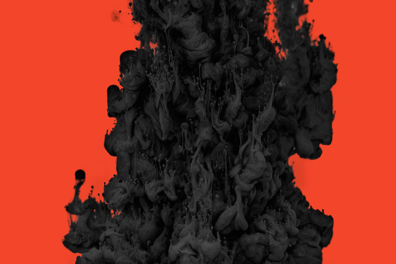 Dark Matter: gorgeous photos of black ink in water