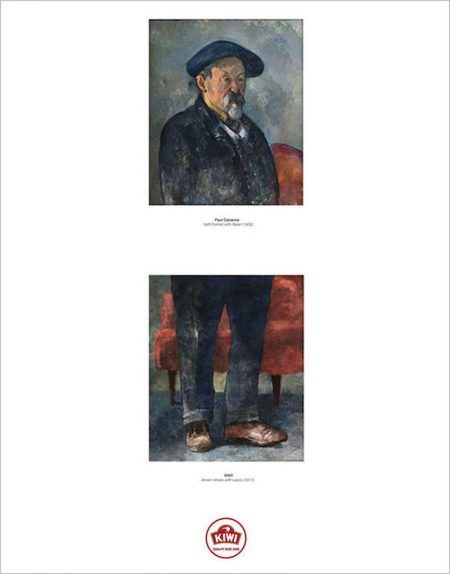 This advertising campaign shows you the bottom half of famous portraits