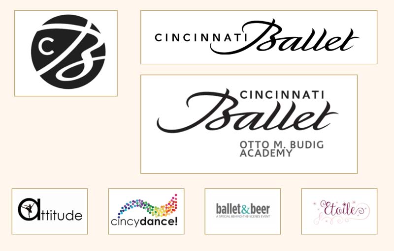 An elegant redesign for the Cincinnati Ballet logo