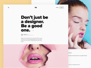 Taking advantage of negative space in web design