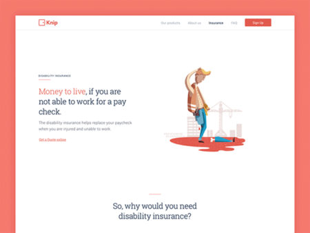 Taking advantage of negative space in web design