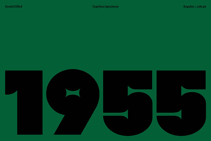 Kernit: a typeface developed for The Jim Henson Exhibition at The ...