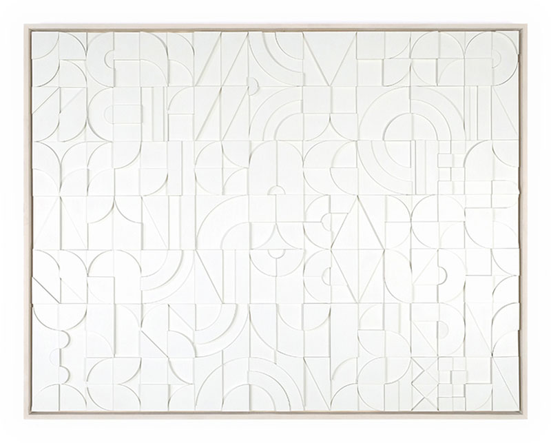 Abstract Artworks Created from Type Forms by Scott Albrecht