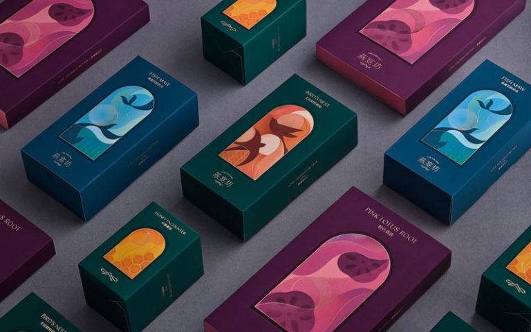 Elegant Packaging for Chinese Delicacies