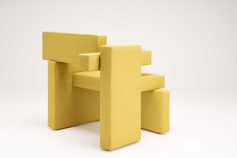 Yellow Brick Chair by Sivak+Partners
