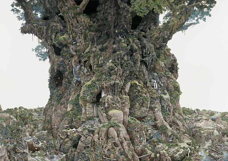 This Japanese Artist Takes Years To Create Surreal Worlds