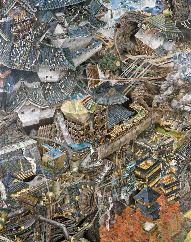 This Japanese Artist Takes Years To Create Surreal Worlds