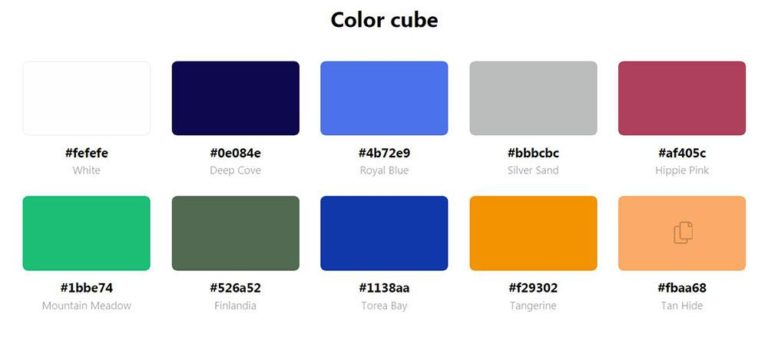 Great looking websites with interesting color palettes