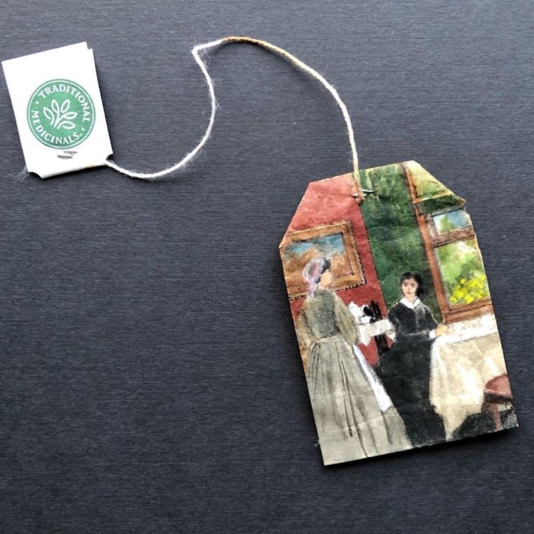 Art With Tea Bags By Ruby Silvious