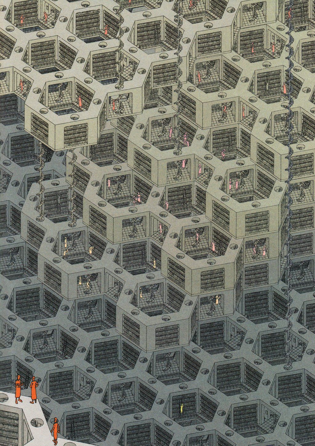 Jorge Luis Borges' Babel's Library Designed By Various Artists