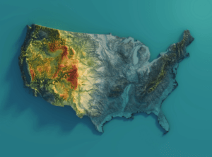 VizArt merges data visualization and 3D modelling to create cartography relief maps