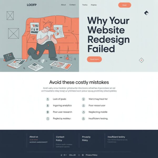 Why Your Website Redesign Failed: 7 Critical Mistakes That Kill ...