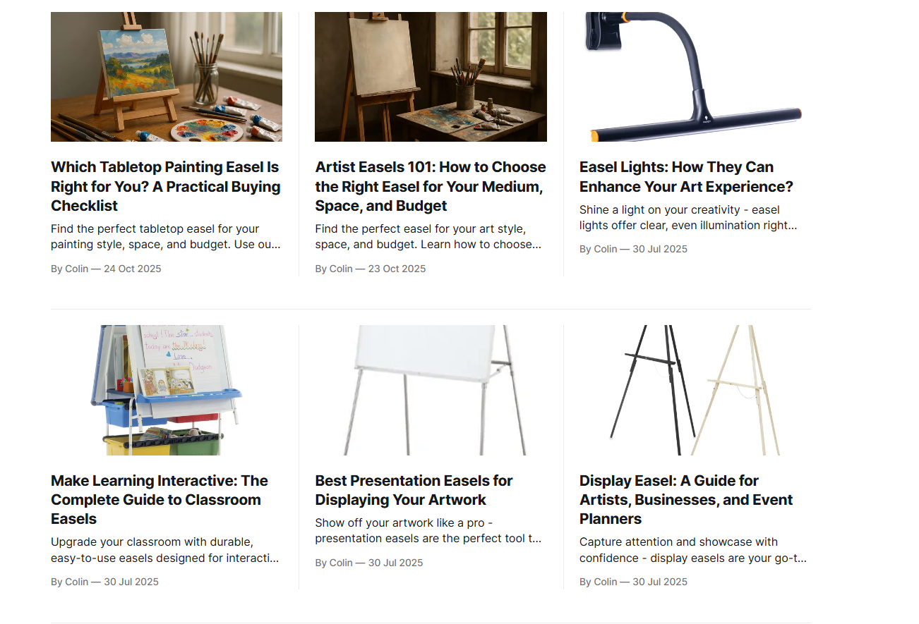 Tabletop Display Easels for Artists: Compact Stands That Inspire Every ...